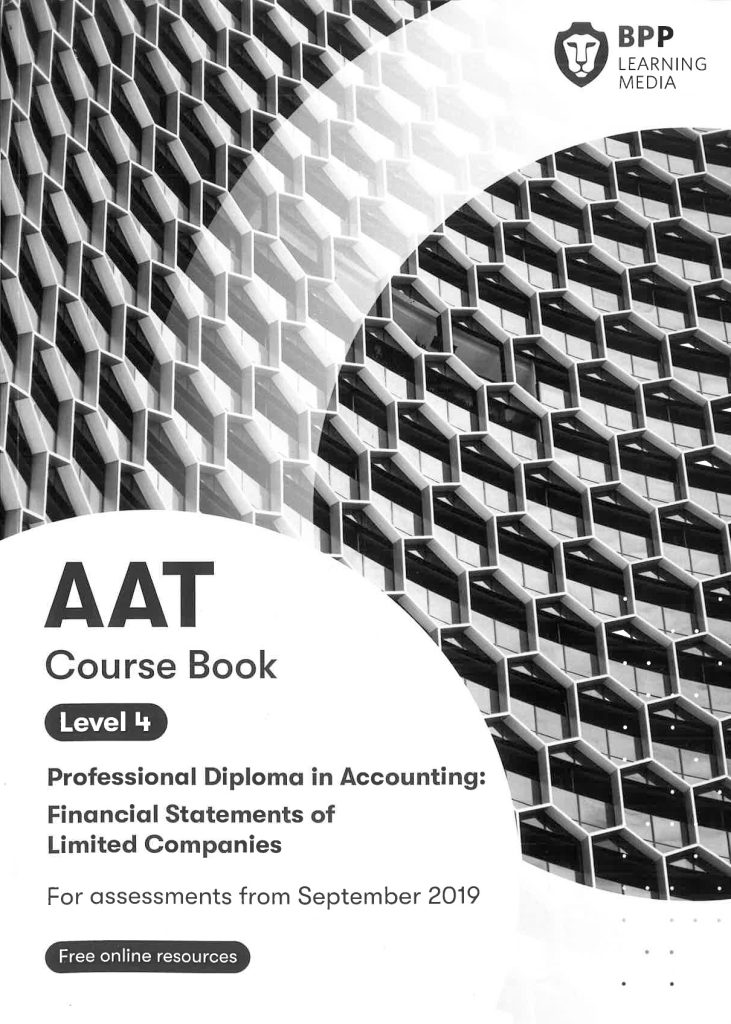 AAT Course Book Level 4 Professional Diploma in Accounting 2019 - iebook99