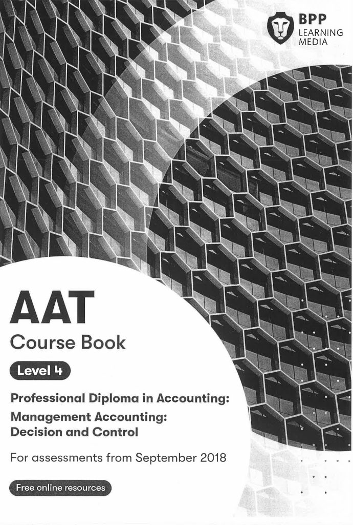 AAT Course Book Level 4 Professional Diploma in Accounting 2018 - iebook99