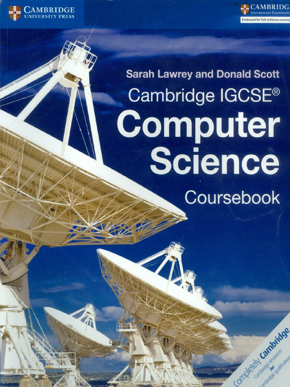 Computer Science Coursebook IGCSE Sarah lawrey Donald Scott - iebook99